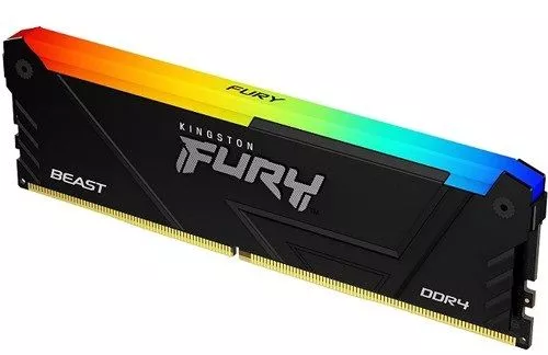 KINGSTON 16GB (1X16GB) DDR4 3200MT/S CL16 FURY BEAST RGB BLACK XMP DIMM MEMORIJA | KF432C16BB12A/16