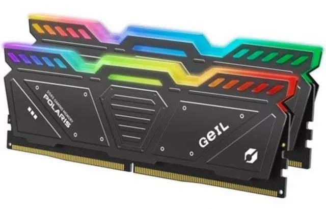 GEIL 32GB KIT (2X16GB) DDR5-6000 POLARIS RGB TITANIUM GRAY MEMORIJA | GOSG532GB6000C38BDC