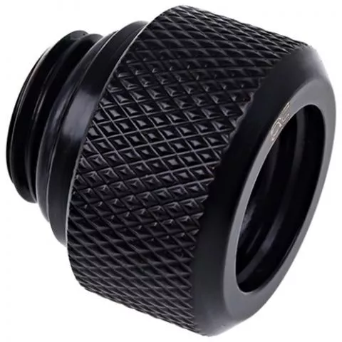 ALPHACOOL EISZAPFEN 13MM HARDTUBE KOMPRESIONI FITING G1/4 - TAMNO CRNI