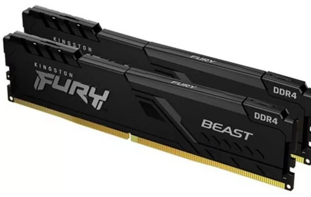 KINGSTON 32GB (2X16GB) DDR4 3600MT/S CL18 FURY BEAST MEMORIJA