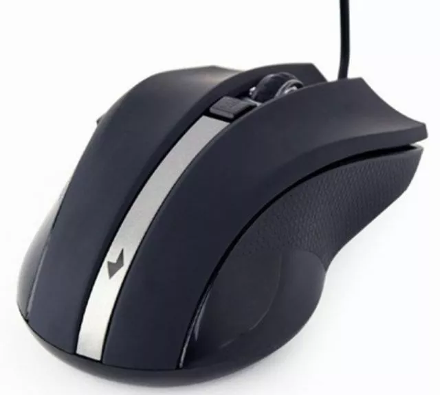 Gembird G-laser USB mouse, 800-2400 dpi, black | MUS-GU-02