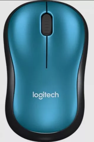 Logitech M185 bežični optički miš USB 1000dpi crno plava boja | 910-002236
