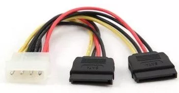 Gembird Molex na 2x Serial ATA naponski kabl