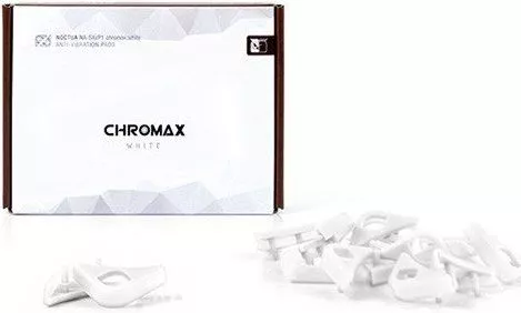 NOCTUA NA-SAVP1 CHROMAX.BELA - ANTIVIBRACIONE SILIKONSKE PODLOGE ZA VENTILATOR