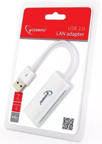 Gembird USB to Fast Ethernet LAN adapter 10/100 White | NIC-U6
