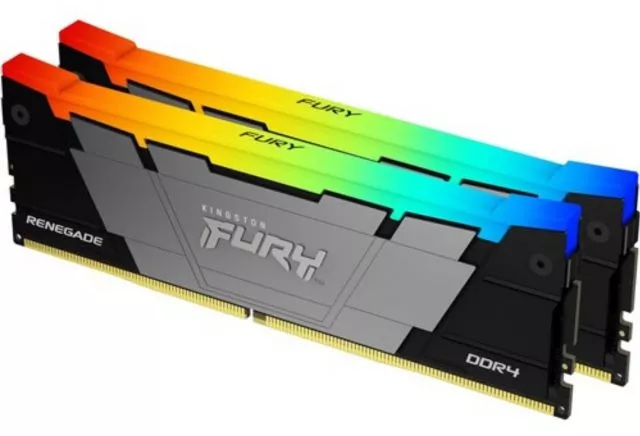 KINGSTON 64GB (2X32GB) DDR4 3600MT/S CL18 FURY RENEGADE RGB BLACK XMP DIMM MEMORIJA | KF436C18RB2AK2