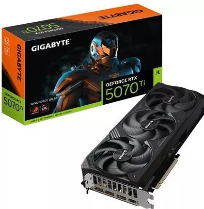 GIGABYTE RTX 5070 TI WINDFORCE OC SFF 16G GDDR7 GRAFIČKA KARTA