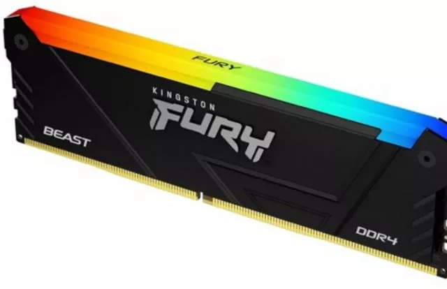KINGSTON 16GB (1X16GB) DDR4 3600MT/S CL18 FURY BEAST RGB BLACK XMP DIMM MEMORIJA | KF436C18BB2A/16
