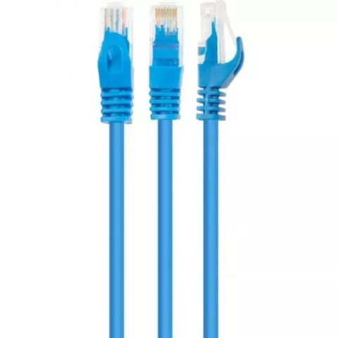 GEMBIRD UTP CAT6 PATCH CORD, 0.5 M, BLUE | PP6U-0.5M/B