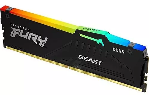 KINGSTON 32GB (1X32GB) DDR5 5200MT/S CL36 FURY BEAST BLACK RGB MEMORIJA | KF552C36BBEA-32