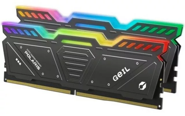 GEIL 32GB KIT (2X16GB) DDR5-6000 POLARIS RGB TITANIUM GRAY MEMORIJA | GOSG532GB6000C38BDC
