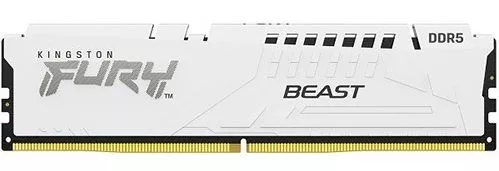 KINGSTON 16GB (1X16GB) DDR5 5200MT/S CL40 FURY BEAST WHITE XMP MEMORIJA | KF552C40BW-16