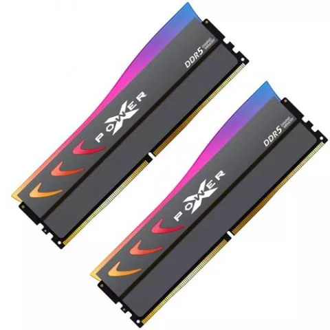 SILICON POWER 32GB (16GBX2) DDR5 6000MT/S XPOWER STORM RGB GAMING UDIMM MEMORIJA SP032GXLWU60CFDK