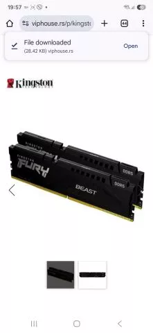 KINGSTON 64GB (2X32GB) DDR5 6400MT/S CL32 FURY BEAST BLACK EXPO DIMM MEMORIJA | KF564C32BBEK2-64