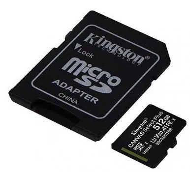 KINGSTON MEMORIJSKA KARTICA 512GB MICROSDXC SA SD ADAPTEROM SDCS2/512GB - A1