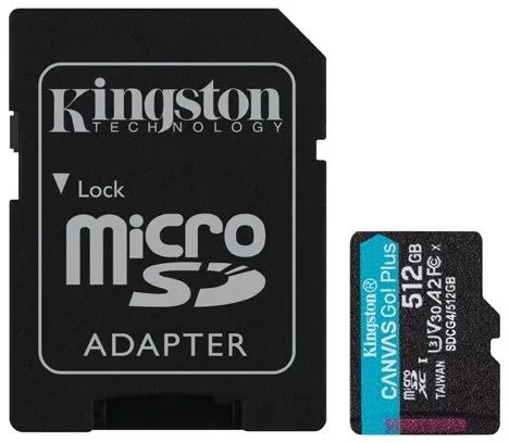 KINGSTON 512GB MICROSDXC CANVAS GO PLUS GEN4 MEMORIJSKA KARTICA SDCG4/512GB