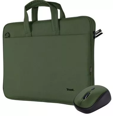 TRUST BOLOGNA ECO-FRIENDLY SET 16″ TORBA ZA LAPTOP I MIŠ