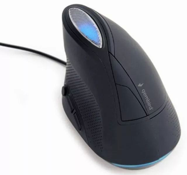 Gembird Ergonomic 6-button optical mouse, spacegrey