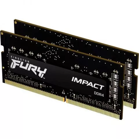 KINGSTON 32GB (2X16GB) DDR4 3200MT/S CL20 FURY IMPACT BLACK PNP | KF432S20IBK2/32