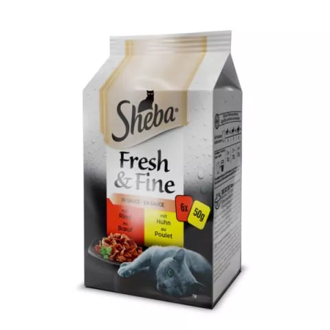 SHEBA MULTIPACK ZA MACKE FRESH & FINE IZBOR MESA