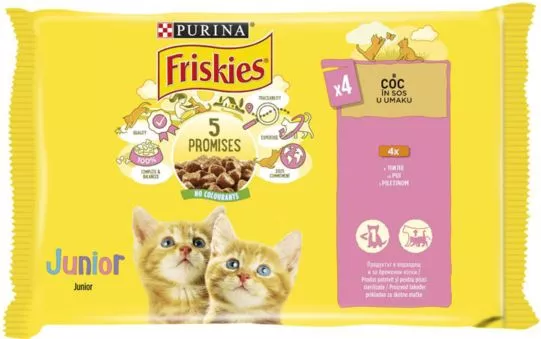Friskies multipack za macice Junior, piletina u sosu