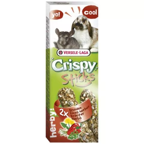 VERSELE LAGA CRISPY STICKS- 2 STICKS RABBITS & CHINCHILA HERBS