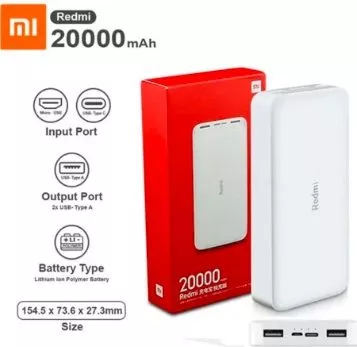 Redmi power bank 20000mAh