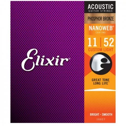 Elixir 16027 Nanoweb žice za akustičnu gitaru
