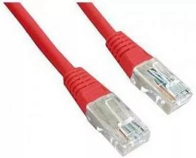 Gembird Patch cord cat. 5E Red, molded strain relief 50u″ plugs, 5 meters | PP12-5M/R