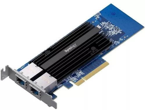 SYNOLOGY DUAL-PORT 10GBE 10GBASE-T ADD-IN CARD FOR SYNOLOGY SYSTEMS