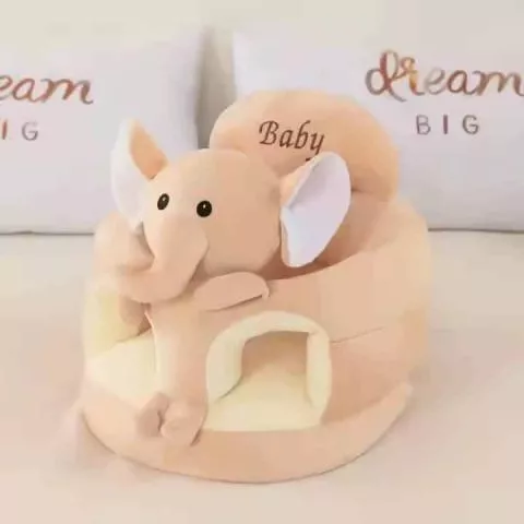 Foteljica za decu Baby Elephant – Braon