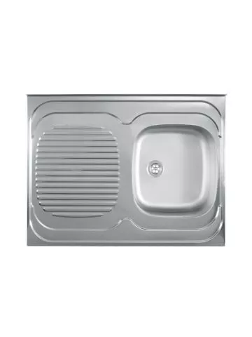 Metalac inox nasadna sudopera Standard D ø60 80x60cm