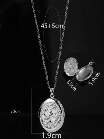 MEDALJON - FOTO RAM M3 - OVALNI - 316L