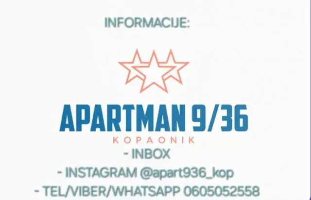IZDAJE SE APARTMAN NA KOPAONIKU