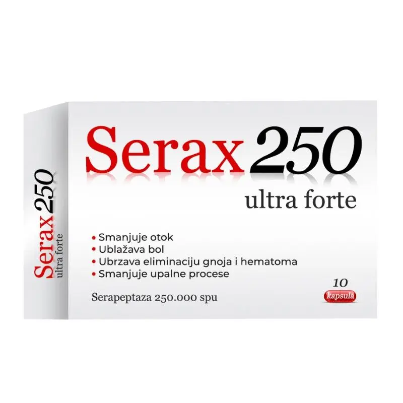 Serax Dodatak ishrani Ultra Forte, 250.000 Spu, 10 kapsula
