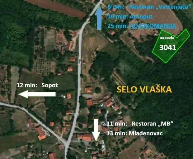 Plac Vlaska,Mladenovac,33.58ari