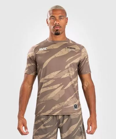 UFC Adrenaline by Venum Authentic Fight Week Dry Tech Majica Kratki Rukav Desert Camo M