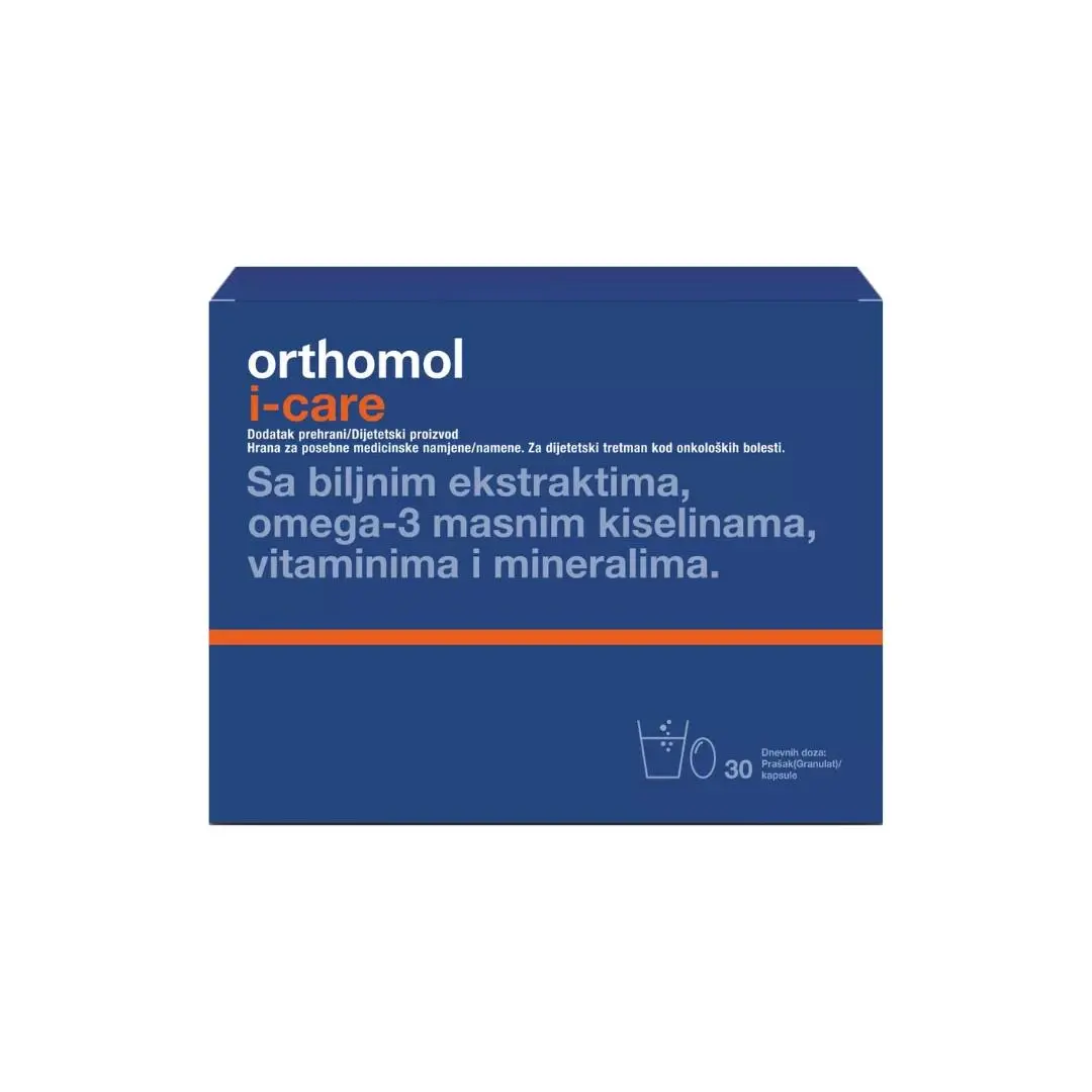 ORTHOMOL Dodatak ishrani za dijetski tretman kod onkoloških bolesti I-care, 30 Doza
