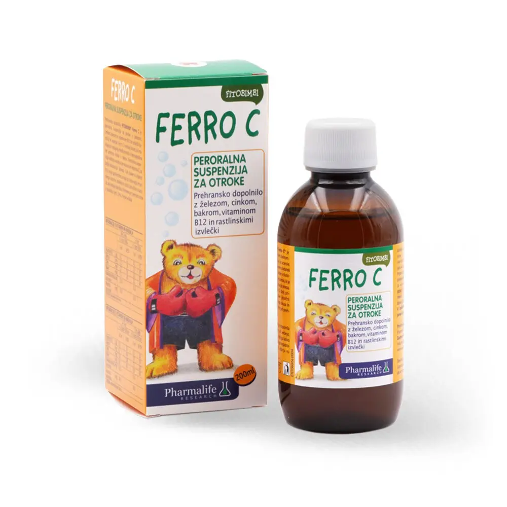 Ferro C Sirup za nadoknadu gvožđa, 200ml
