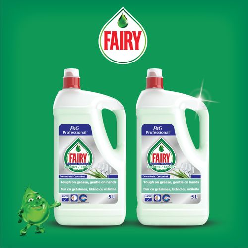 Fairy Professional Tea tree and Mint tečni deterdžent za sudove 5Lx2 XXL