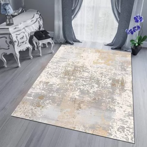 Tepih 160x230cm – Sivo – bež nijansiranje