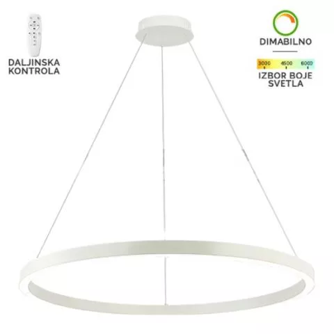 LED visilica F2048-70V WH 70W FI-100CM