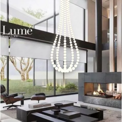 Belore 12 luster LED DIM 445W 3000K ZLATO 201341