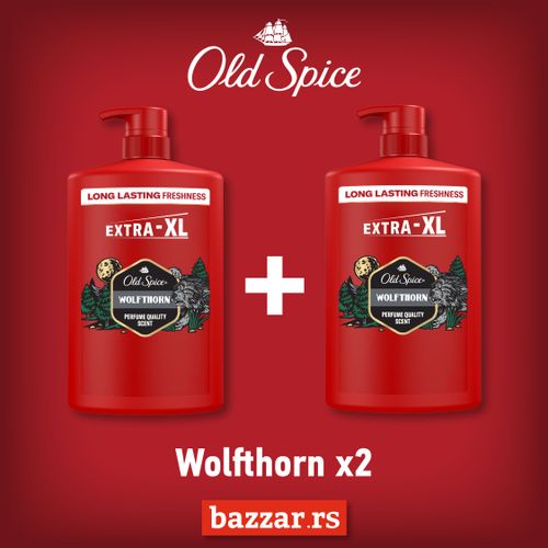 Old Spice gel za tusiranje Wolfthorn 1000MLx2 XXL