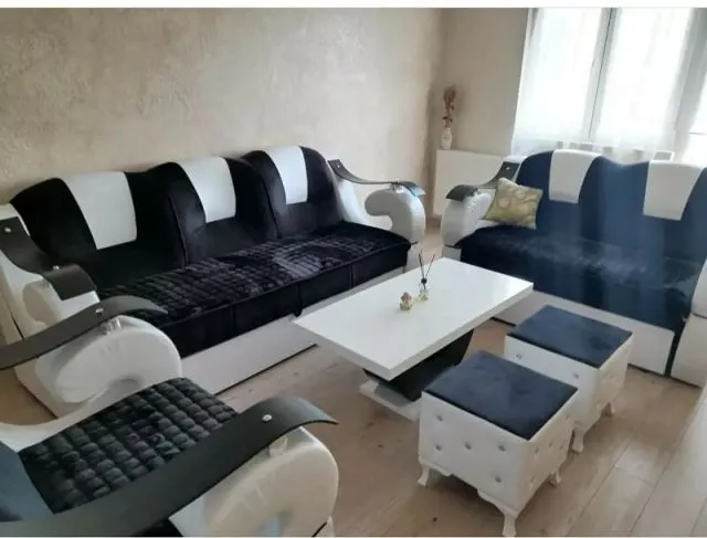 SET SEDALNIH PREKRIVAČA STELA ZA TROSED, DVOSED I FOTELJU – CRNI