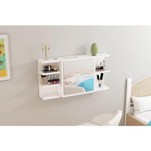 Marta - White White Make-Up Cabinet