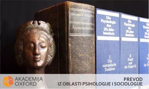PREVOD TEKSTOVA IZ PSIHOLOGIJE I SOCIOLOGIJE - ENGLESKI JEZIK