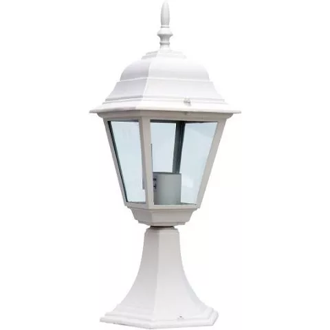 M2001-S BELI MAX.1X60W E27 BAŠTENSKA LAMPA, FENJER
