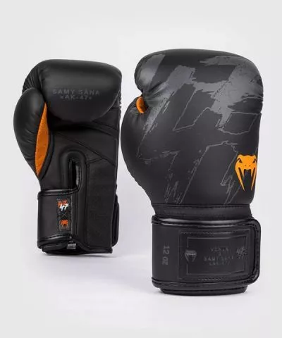 VENUM S47 RUKAVICE ZA BOKS CRNO/NARANDŽASTE 16OZ