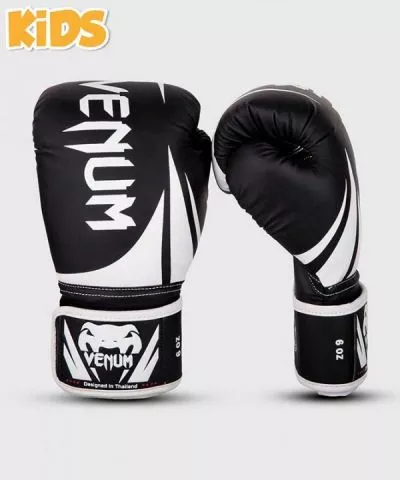 VENUM-RUKAVICE CHALLENGER 2.0 DEČIJE CRNO-BELE 6OZ